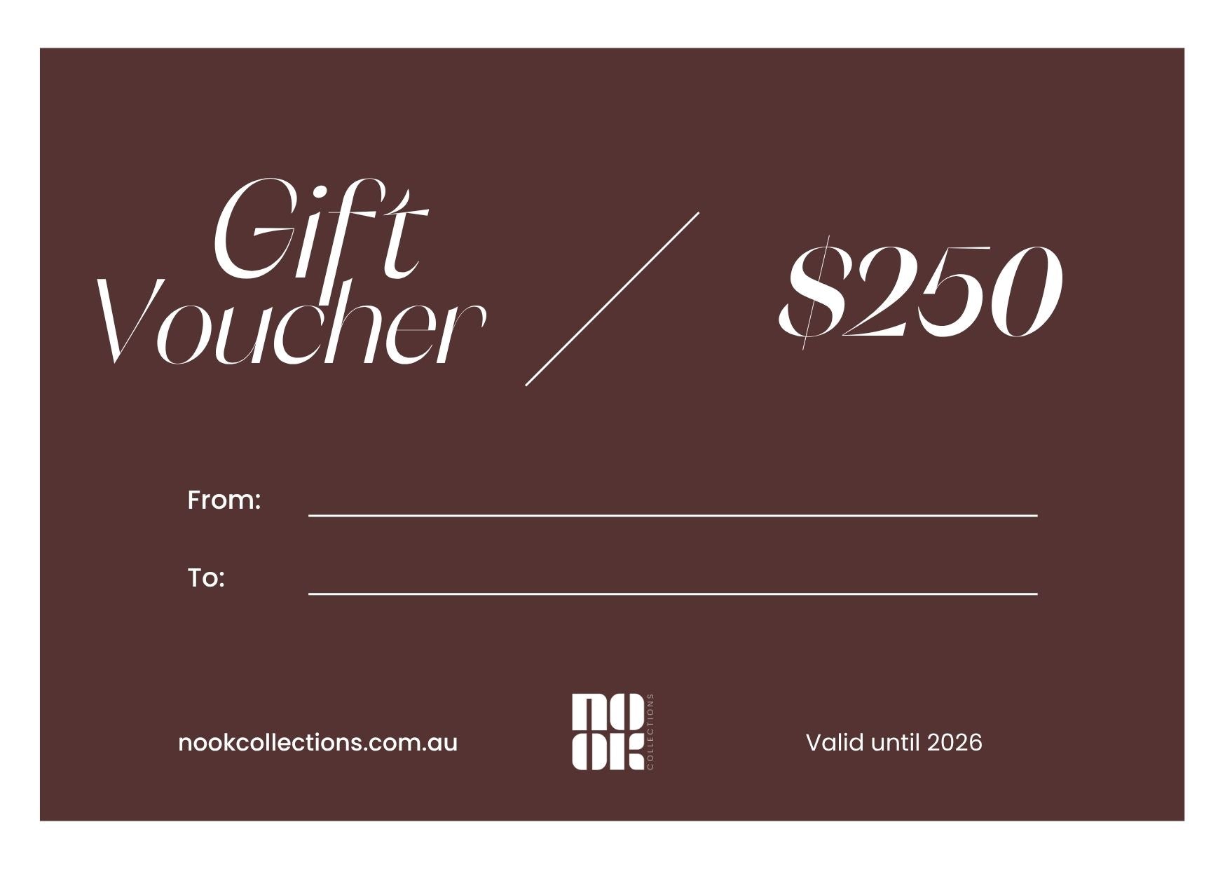 Nook Collections - Gift Card | Nook Collections
